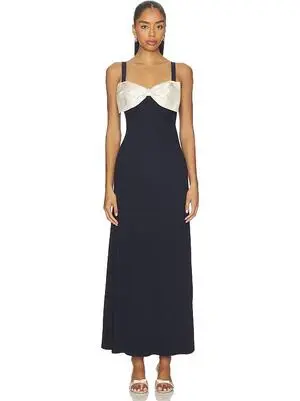 Rixo Melisse Dress - Deep Navy