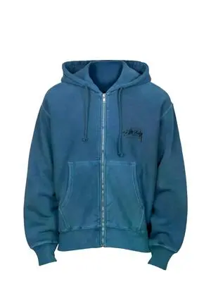 StÜssy Zip Up Hoodie - Blue
