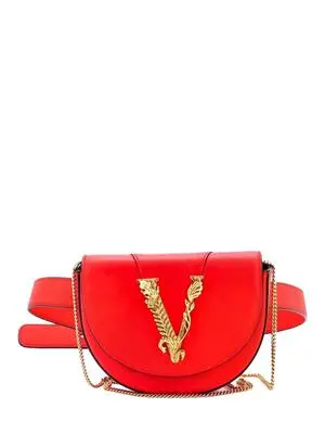 VERSACE Virtus Leather Belt Bag