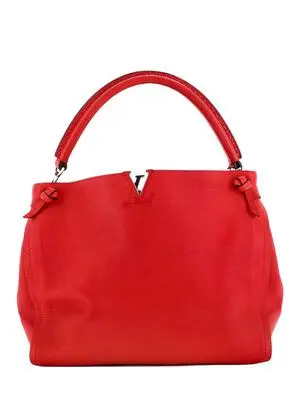 LOUIS VUITTON Tournon Leather Hobo Bag - Red