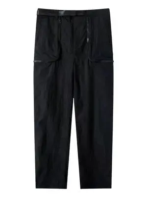 SPOONYARD Zipper-pockets Trousers - Black