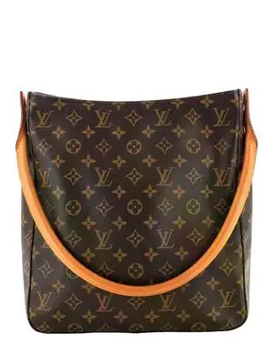 LOUIS VUITTON Looping Handbag Monogram Canvas Gm - Brown
