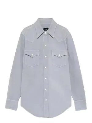 A.p.c. Flap-pockets Shirt - Grey