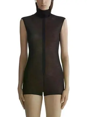MUGLER Turtleneck Bodysuit