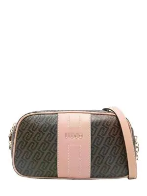 Liu Jo Logo-print Chain Crossbody Bag - Brown