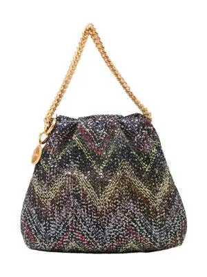 Missoni Chevron Chain-strap Bag - Black
