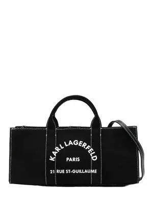 Karl Lagerfeld Ew Magazine Tote Bag - Black