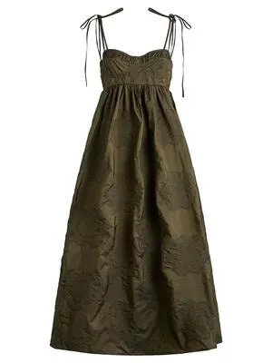 Cecilie Bahnsen Alena Bra Bodice Dress - Olive