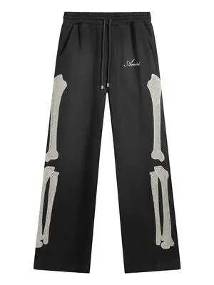Amiri Bones Oversized Sweatpants - Black