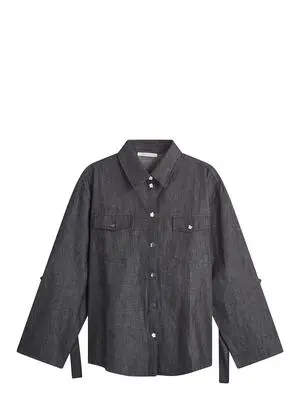 Cecilie Bahnsen Coral Denim Shirt - Indigo