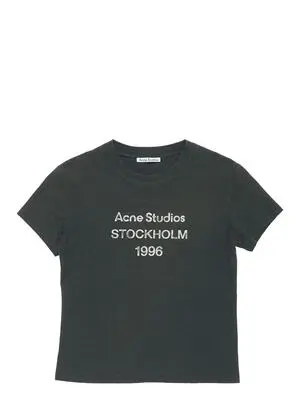 Acne Studios 1996 Logo T-shirt - Faded Black