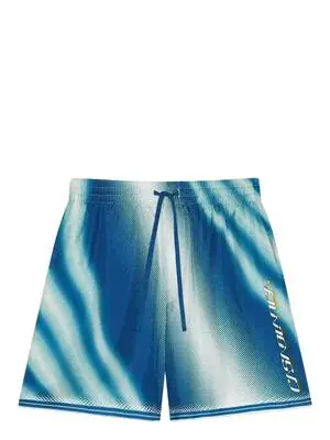 Casablanca The Art Of The Serve Silk Shorts - Multicolor
