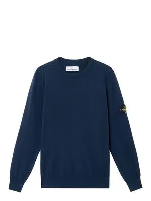 Stone Island Organic Cotton Sweater - Blue