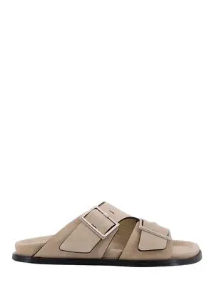 ALOHAS Alba Suede Sandals - Beige