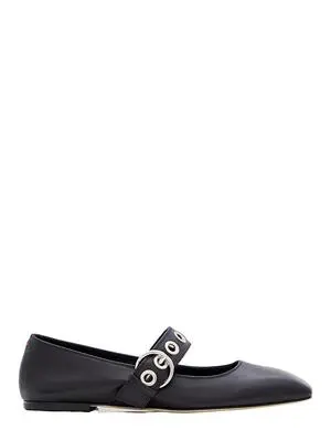 AEYDĒ Uma Eyelet Nappa Ballet Flats