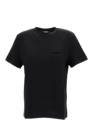 Jacquemus Gros Grain T-shirt - Black