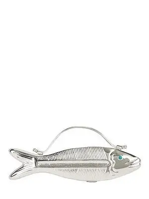 Vin. Fishy Top Handle Bag - Silver