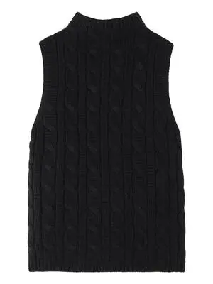 Arch4 Cassie Cable-knit Tank - Black