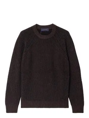 Sease Arlo Dinghy Ribbed Cashmere Sweater - Brown