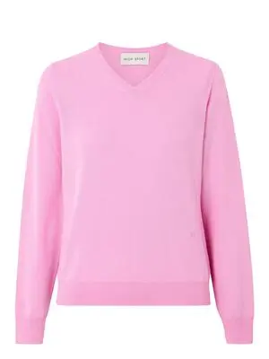 HIGH SPORT Billie Wool Sweater - Pink