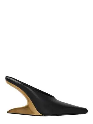 Alexander Wang Boomerang 105mm Wedge Mule - Black