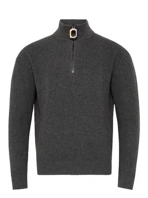 JW Anderson Half-zip Jumper - Gray