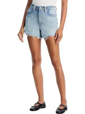 Alexander Wang Relaxed Embellished Shorts - Vintage Bleach Blue