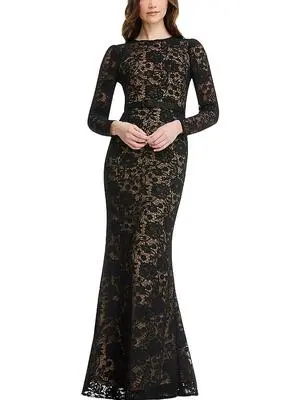 Dress The Population Tamra Mermaid Gown - Black