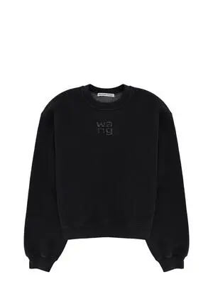 Alexander Wang Sweatshirt With Logo - Black
