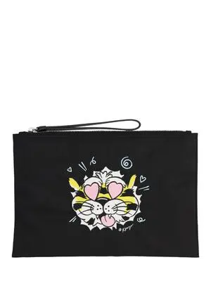 Kenzo Wild Tiger Clutch Bag - Black