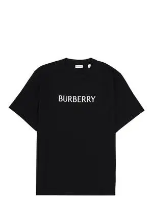 Burberry T-shirt With Logo - Black
