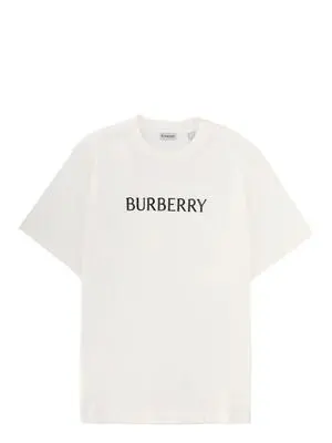 Burberry Logo T-shirt - Beige