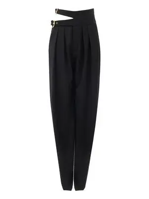 Chloé Wool Tailored Trousers - Black