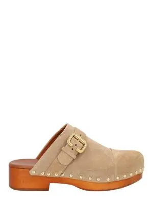 Chloé Jeannette Mules - Beige
