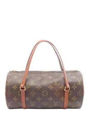 LOUIS VUITTON 1996 Monogram Papillon 26 Handbag - Brown