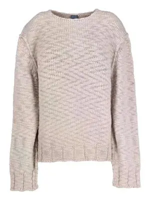 Kenzo Zigzag Knit Sweater - Neutrals
