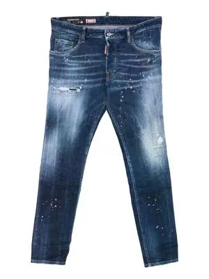 Dsquared2 Skater Distressed Jeans - Blue
