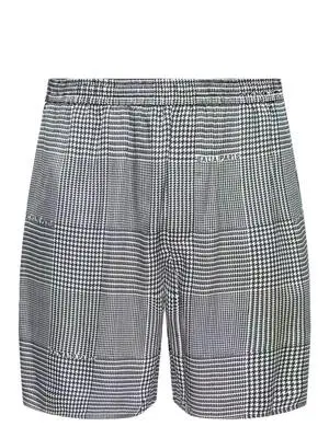 BALMAIN Houndstooth Elasticated Shorts