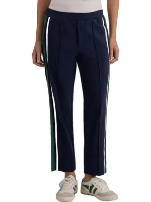 Kut From The Kloth Side Stripe Ankle Track Pants Navy/green