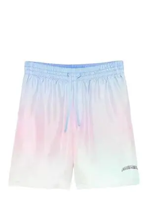Casablanca Drawstring Silk Shorts - Pink
