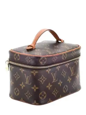 LOUIS VUITTON Vanity Case Monogram Canvas Mini Pouch - Brown