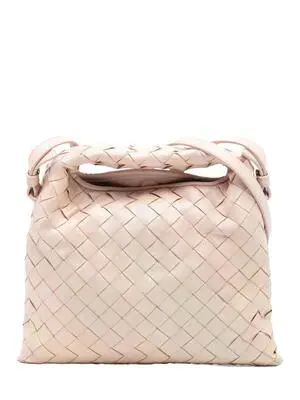 Bottega Veneta Mini Intrecciato Hop Satchel - Pink