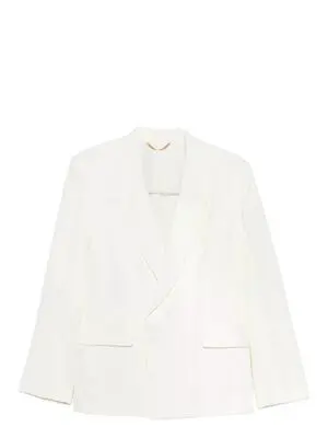 Victoria Beckham Double-breasted Blazer - White