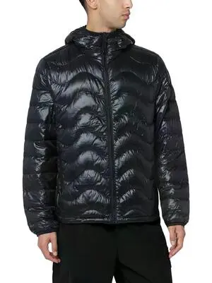 PURPLE MOUNTAIN OBSERVATORY Quilted Hooded Jacket - Black