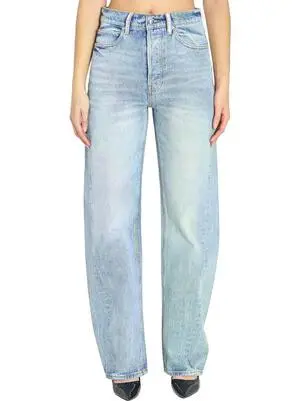 Alexander Wang Float Cotton Jeans - Blue