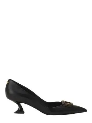 LANVIN Buckle Detail Pointed Pumps - Black