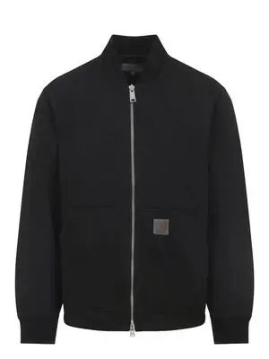 Carhartt Work In Progress Zip-up Bomber Jacket - Black