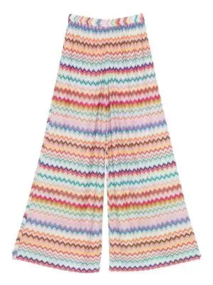 Missoni Zigzag Palazzo Pants - Neutrals