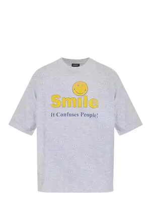 Dsquared2 Smile-graphic T-shirt - Grey