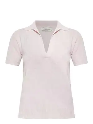 Blumarine V-neck T-shirt - Pink